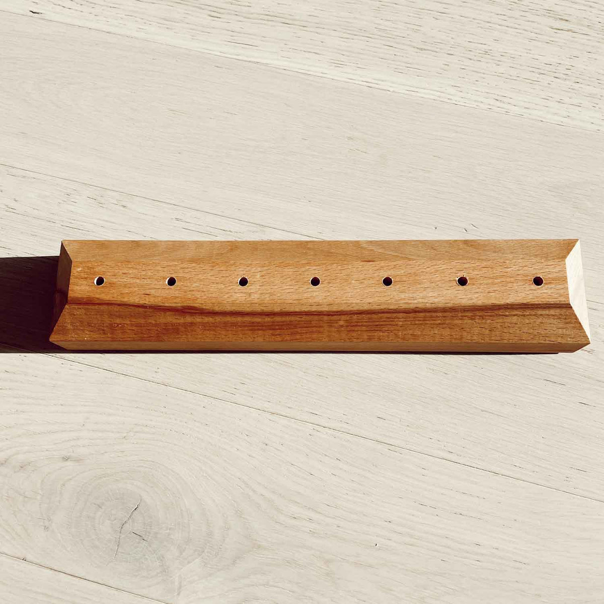 7 Tuning Fork Stand - Handmade Wooden Holder — Sound Healing LAB